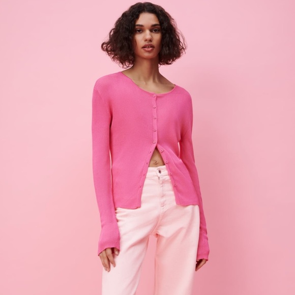 Zara | Tops | Zara Ribbed Knit Top | Poshmark